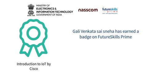 Gali Venkata Sai Sneha On Linkedin Posted From Futureskills Prime