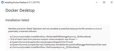 Trojanscriptwacatachml When Running Winget Install Docker