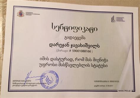 დიანა ჯავახიშვილი ჩემს შესახებ Cv