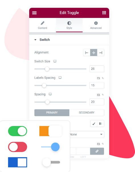Elementor Content Toggle Widget PowerPack Addons For Elementor