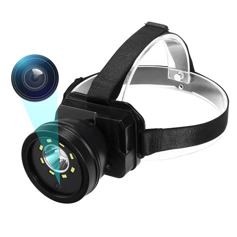 Camera Video Sport De Actiune Cu Lanterna Led De Cap Night Vision
