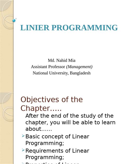 Linier Programming Pdf Linear Programming Mathematical Optimization