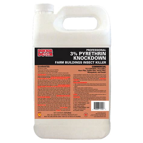 Professional 3 Pyrethrin Farm Buildings Insect Killer Urban Grow