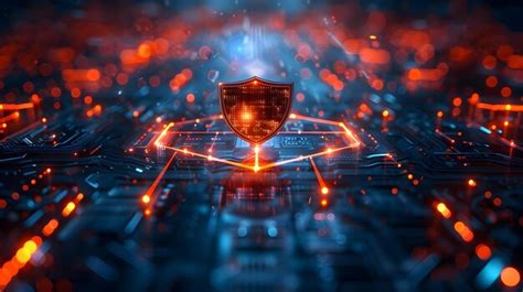 Cybersecurity Shield Digital Guardian In The Data Realm Concept Data Protection Cyber Threats