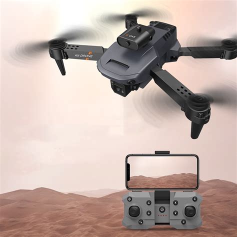 Mini Drona Cu Telecomanda 4k K6 Gri Emagro