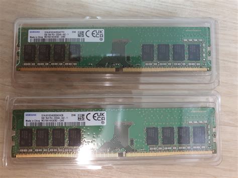 컴퓨터용 삼성 램 Ddr4 3200 16g 8g X 2개 성덕동 디지털기기 당근 중고거래