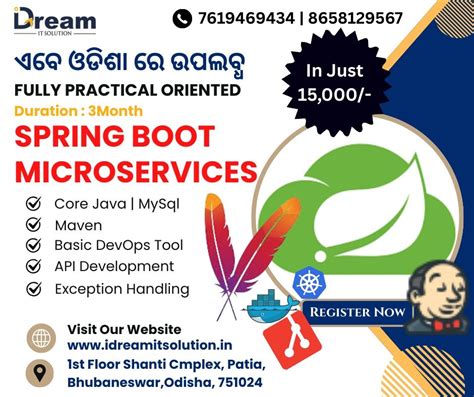 Master Spring Boot Microservices With Devops Basics I Dream It Solution