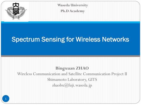 Ppt Spectrum Sensing For Wireless Networks Powerpoint Presentation Free Download Id5650765