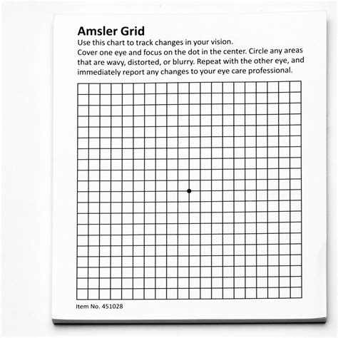 Printable Amsler Grid Chart Amsler Grid Chart Medienhomede
