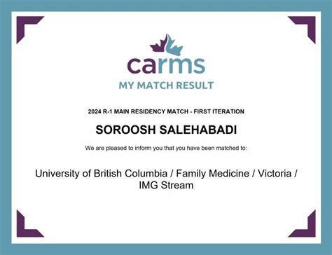 soroosh salehabadi on linkedin i am absolutely thrilled to be matched to my dream program