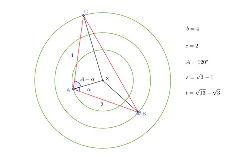 Cant Find Analytic Solution To Geometry Problem With Unique Solution