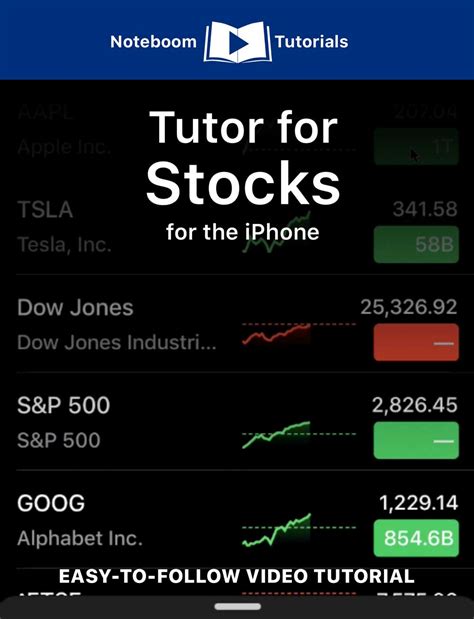 Download Tutor For Stocks For The Iphone Noteboom Tutorials