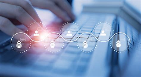 Chatbot Conversation Assistant Concept Ai Chatbot Interface On Laptop Chatbot Communication