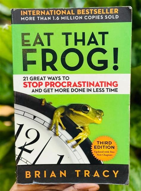 📚 Thoughts On Eat That Frog By Brian Tracy 🐸 Sarmitha Krishnagobal