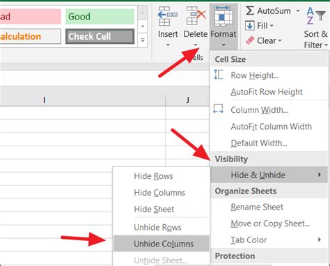 How To Unhide Rows And Columns In Excel All Things How