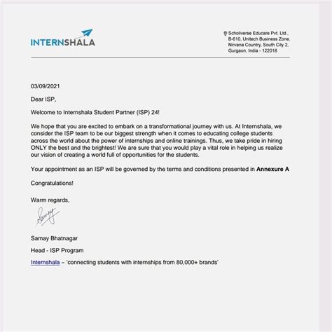 Saurabh Yeole On Linkedin Isp Internshala Opportunity