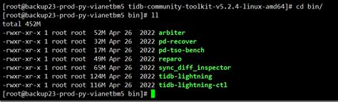 旧版本toolkit工具包不含dumpling 工具 Tidb 的问答社区