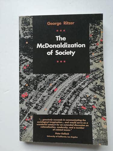 Mcdonaldization Society Von Ritzer George Zvab