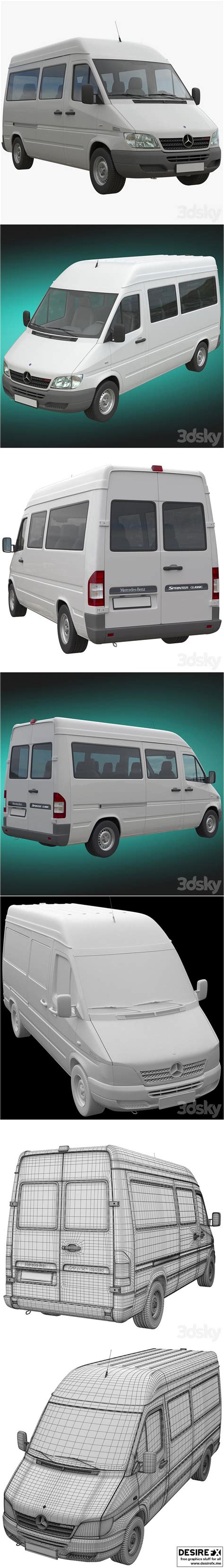 Desire Fx 3d Models Mercedes Benz Sprinter Classic 3d Model
