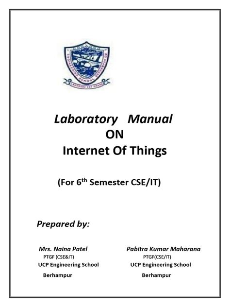 Iot Lab Manual 1 Compressed Pdf Arduino Scope Computer Science