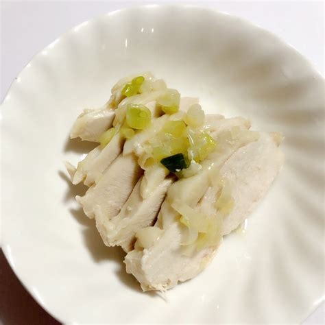 鶏むね肉のネギ塩だれ おうちごはんできるかな