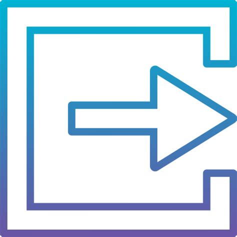 Log Out Free Arrows Icons