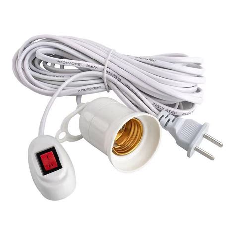 M E LED Light Bulb Extension Socket Omni Extension Cord Extension Cord With Switch Bulb