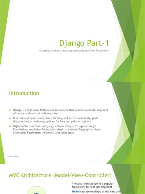 Django Part 1 Creating The Basic Web App Using Django Web Framework