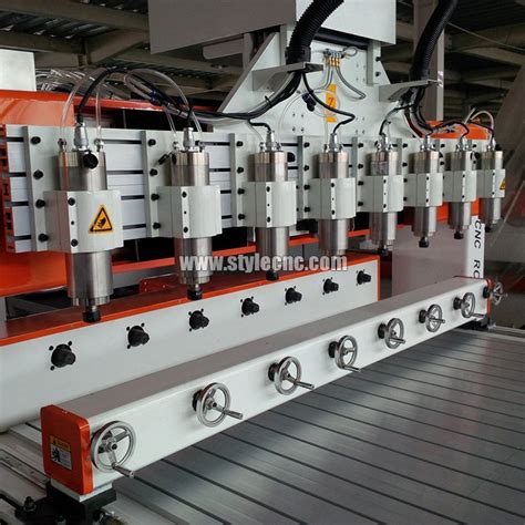 D CNC Router For Woodworking With Rotary Table And Heads STYLECNC