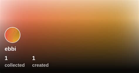 Ebbi Profile Opensea