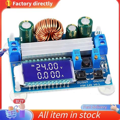 35w Dc 5 5 30v ถึง 0 5 30v จอแสดงผลดิจิตอล Lcd อัตโนมัติ Step Up Down Buck Boost Converter โมดูล