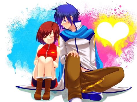 Kaito And Meiko Vocaloid Drawn By Nez Doll Danbooru