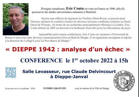 Conférence Éric Coutu Les Amys Du Vieux Dieppe