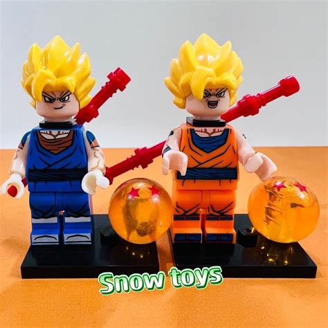 Minifigures Dragon Ball Mô Hình Đồ Chơi Dragon Ball Mini Lắp Ghép 45cm Gogeta Vegito Son Goku