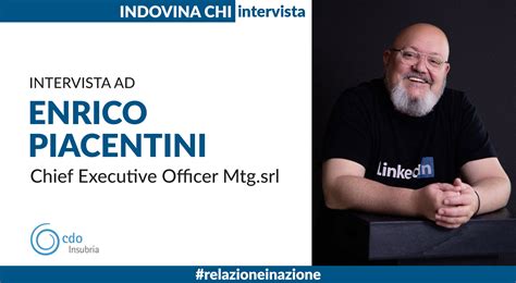 Intervista Ad Enrico Piacentini • Cdo Insubria