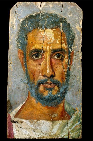 Mummy Portrait Of A Middle Aged Man From Faiyum Routofthetombs