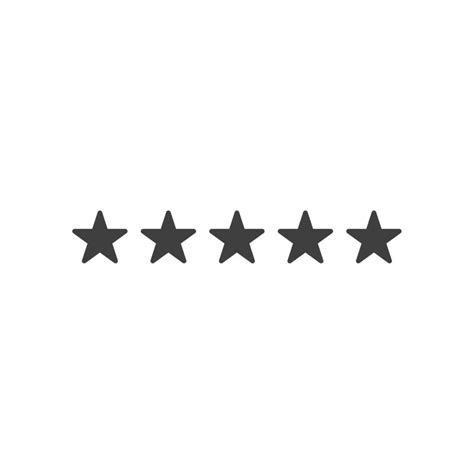 Vector Sign Of The Star Rating Symbol Is Isolated On A White Background