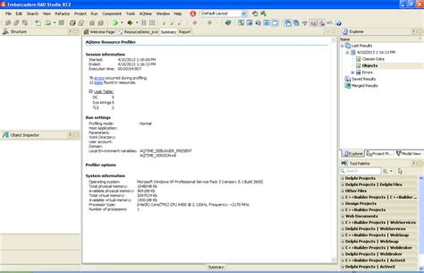 Resource Profiler Results Overview Aqtime Documentation