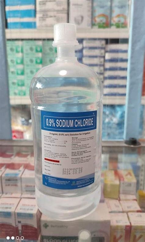 09 Sodium Chloride Solution For Irrigation Health And Nutrition