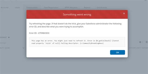 Apex Error Cannot Read Property Style Of Null Salesforce Stack Exchange