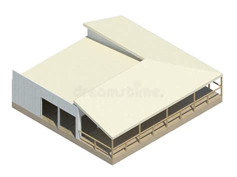 3d Render Of The Small Building Stock Illustration Illustration Of Small Model 82718864