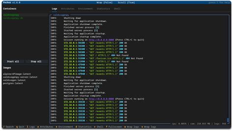 Pocker A Tui Tool For Docker Terminal Trove