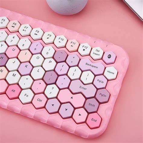 Mini Bluetooth Honeycomb Keyboard Blue Keyboard Bluetooth Mini