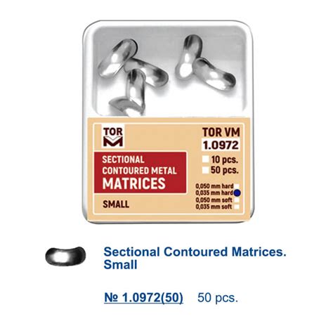 Sectional Contoured Matrices Small Hard Pk 10