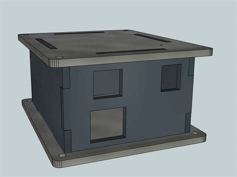 Laser Cut Ethernet Shield Arduino Enclosure Pi Acrylic Case Template Vectors File
