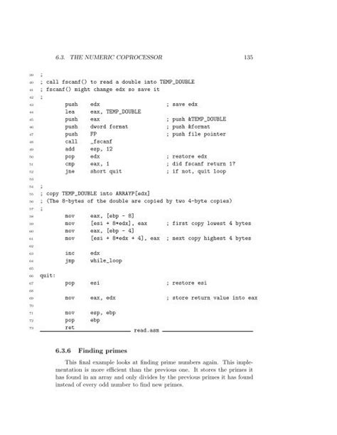 134 CHAPTER 6 FLOATING P