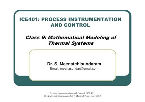 Pdf Class 9 Mathematical Modeling Of Thermal Systems Dokumen Tips