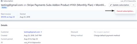 Canceling A Stripe Subscription Payments Plugin For Stripe