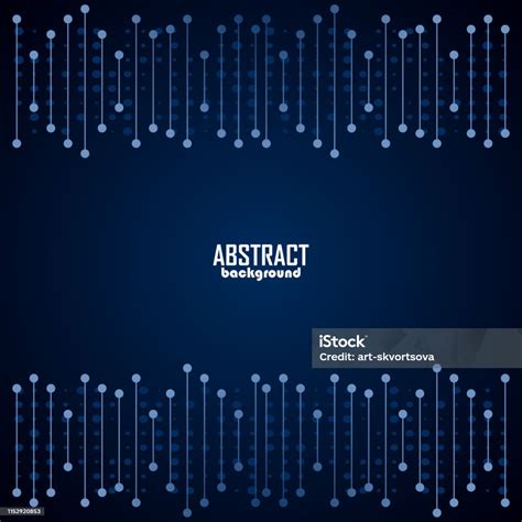 추상적인 벡터 배경입니다 연결 된 라인과 도트 추상 소용돌이 형태 구성 작은 그래픽 추상적인 배경 벡터 일러스트 3차원 형태에 대한 스톡 벡터 아트 및 기타 이미지 Istock
