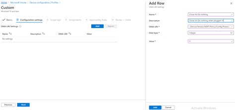 Intune Custom Profile Settings Usman Ghani It Professional